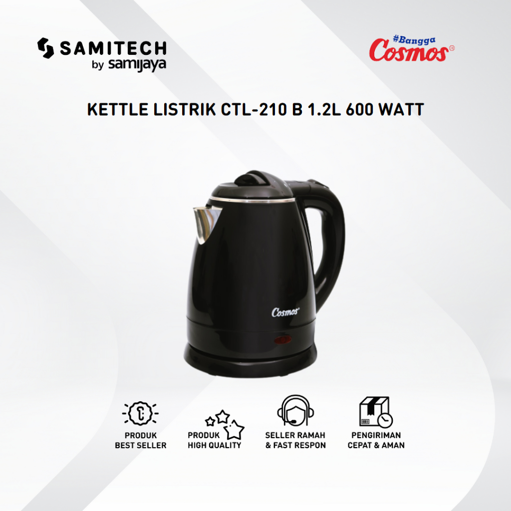 Jual KETEL KETTLE TEKO LISTRIK ELETRIC COSMOS CTL-210B 210 210B 1.2 L ...