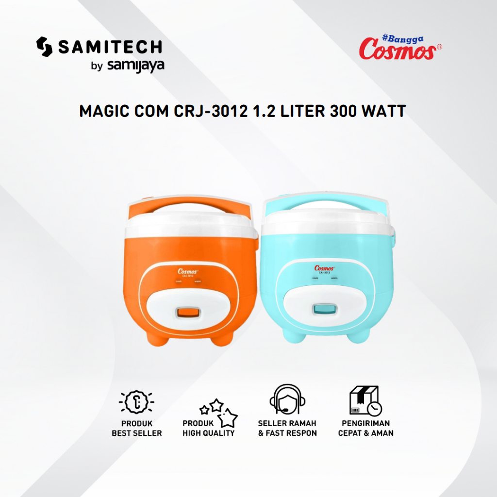 Jual MAGIC COM COSMOS CRJ-3012 CRJ 3012 1,2 LITER BERGARANSI | Shopee ...