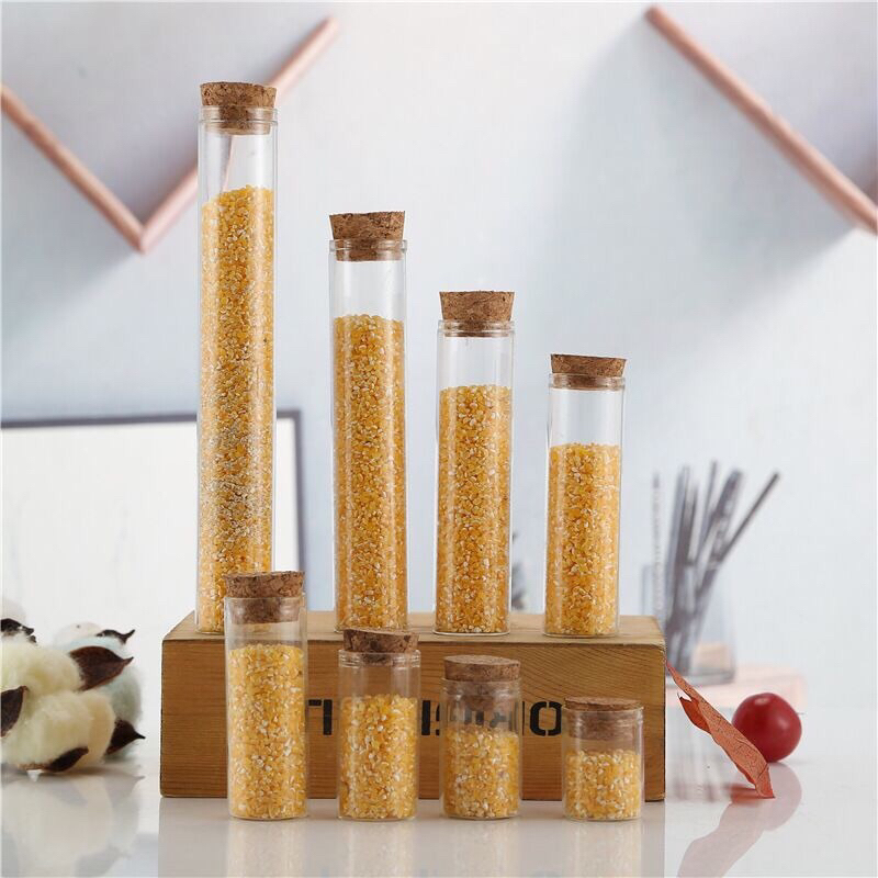 Jual Tabung kaca tutup toples biji kopi tea tube botol penyimpanan ...