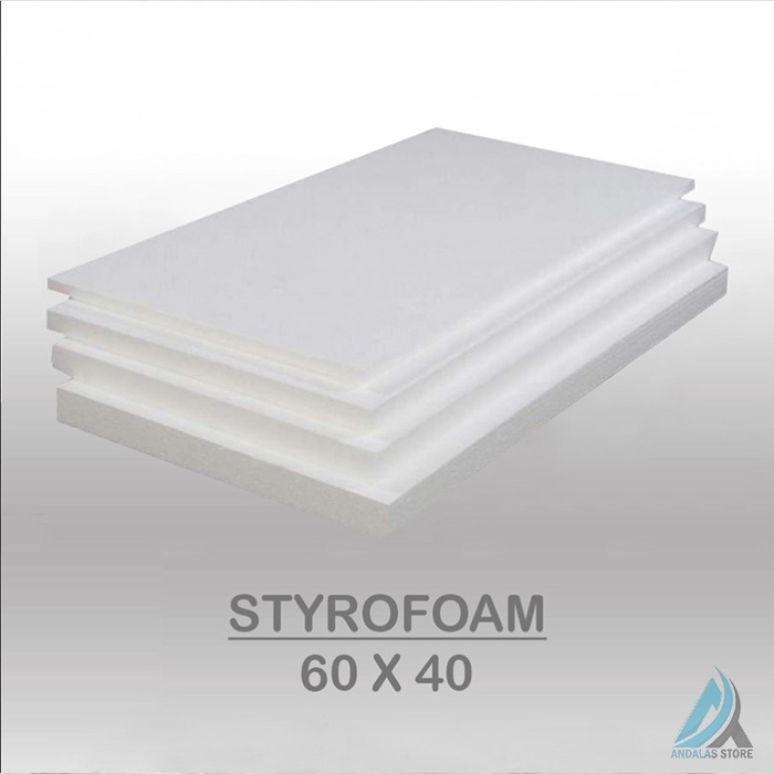 Jual STYROFOAM PUTIH POLOS 40x60 // LEMBARAN STEROFOAM | Shopee Indonesia
