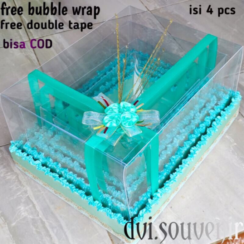 Jual PARSEL KOTAK HANTARAN SESERAHAN ISI 4 PCS MURAH | Shopee Indonesia