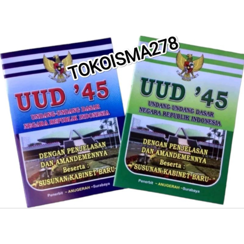 Jual BUKU UUD 45 TERBARU SAMA SUSUNAN KABINET TERBARU | Shopee Indonesia
