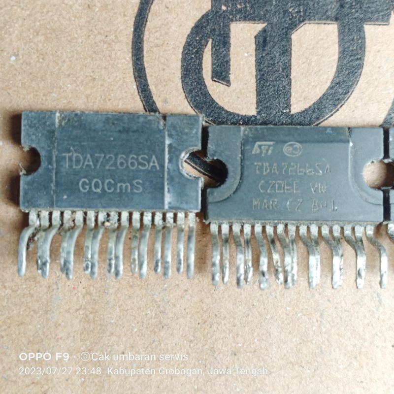Jual IC AUDIO TV : TDA 7266SA BODY KECIL CABUTAN ORIGINAL BAWAAN PRODUK ...