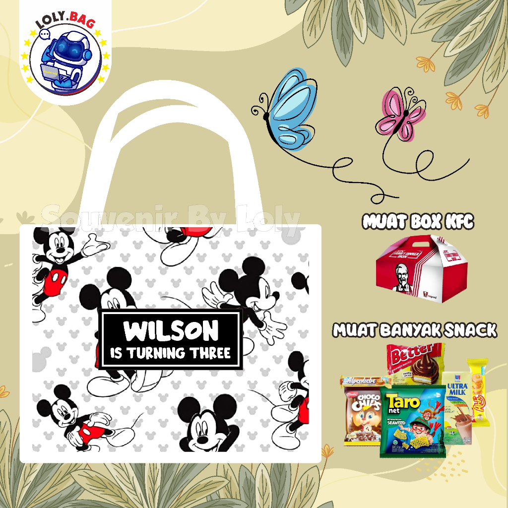 Jual TAS ULANG TAHUN / ULANG TAHUN ANAK / TEMA MICKEY MOUSE | Shopee ...