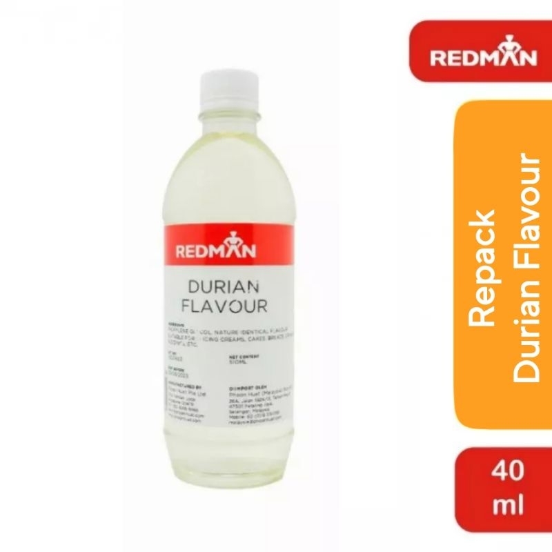 Jual Redman Durian Flavour 40 ml Repack Perisa Perasa Esens Essence ...