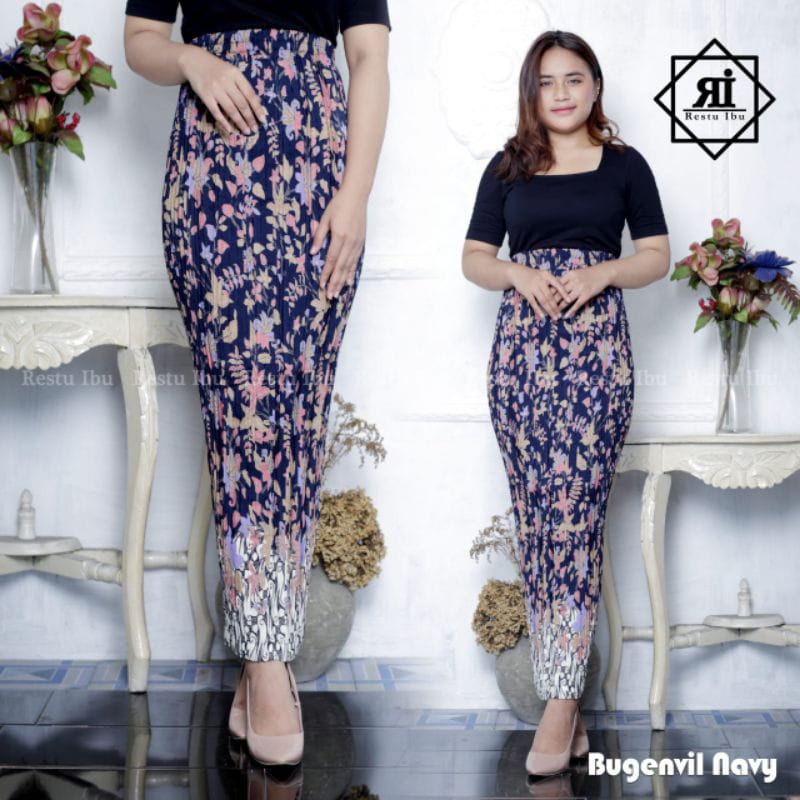 Jual Original REAL PICT ROK PLISKET BATIK / ROK PLISKET / BAWAHAN ...