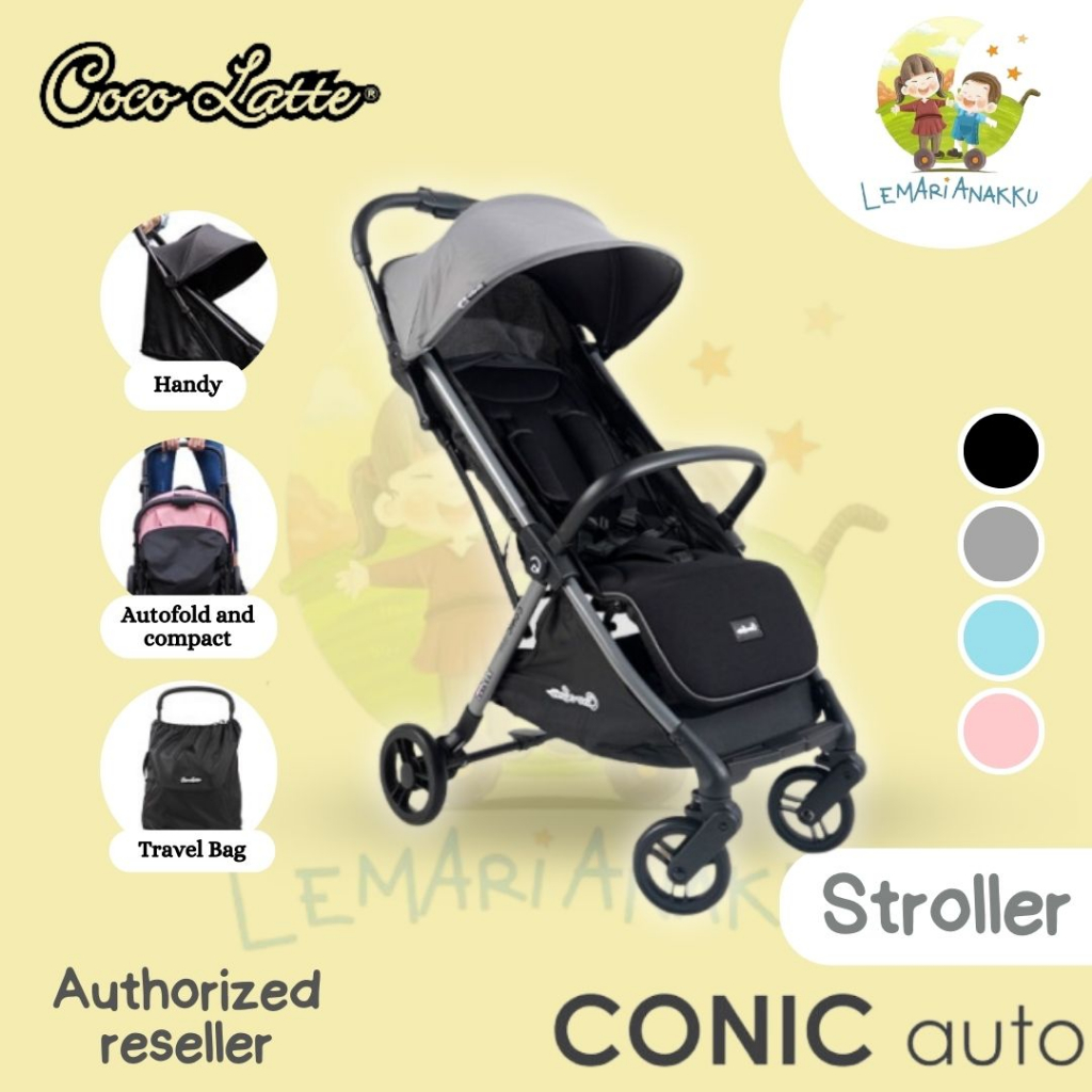 Jual Stroller Bayi Autofold Cabin Size Cocolatte Iconic Conic Auto CL 70152 Kereta Dorong Bayi ...