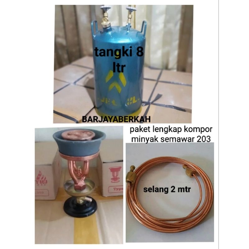 Jual Paket lengkap kompor minyak semawar tangki solar dan selang ...