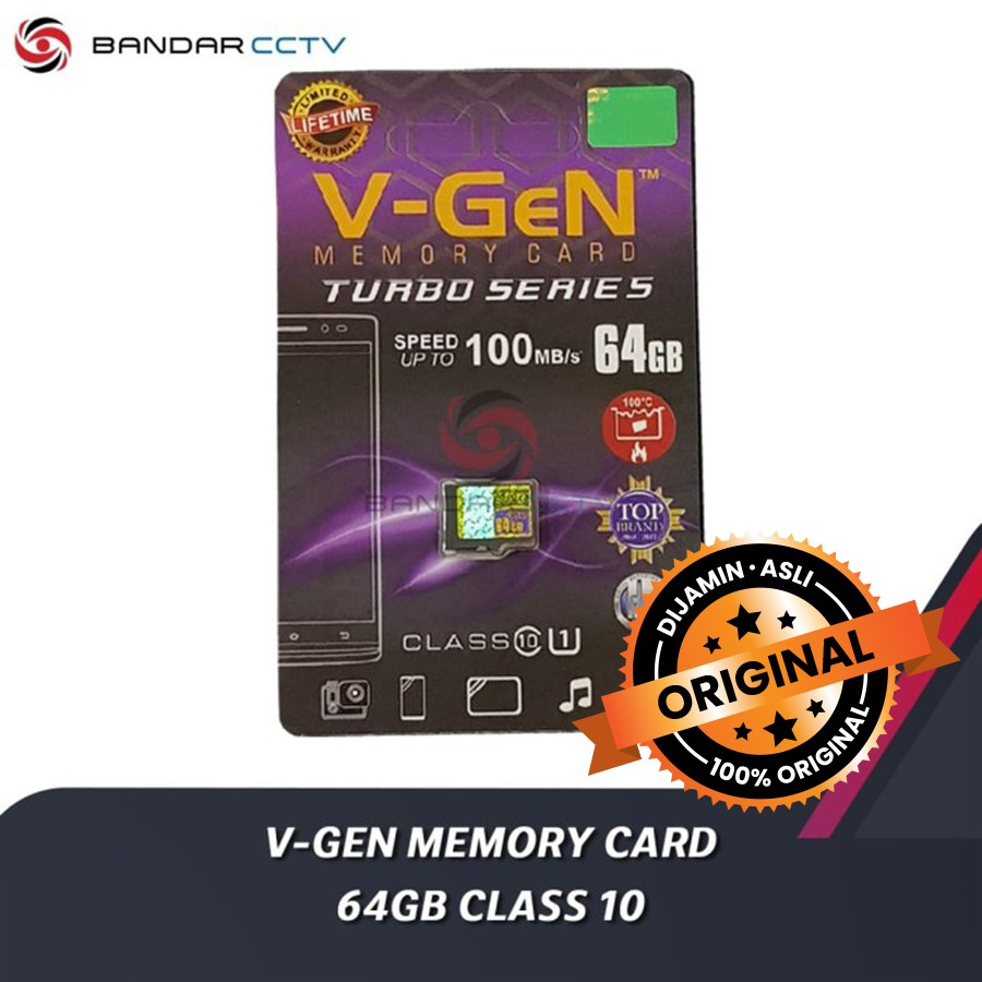 Jual MEMORY CARD V-GEN MICRO SD 64GB CLASS 10 | Shopee Indonesia