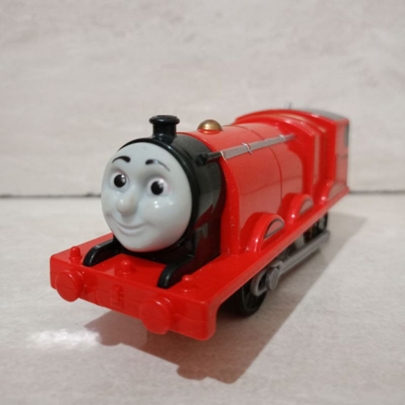 Jual Thomas and Friends Track Master Motorized JAMES Preloved | Shopee ...
