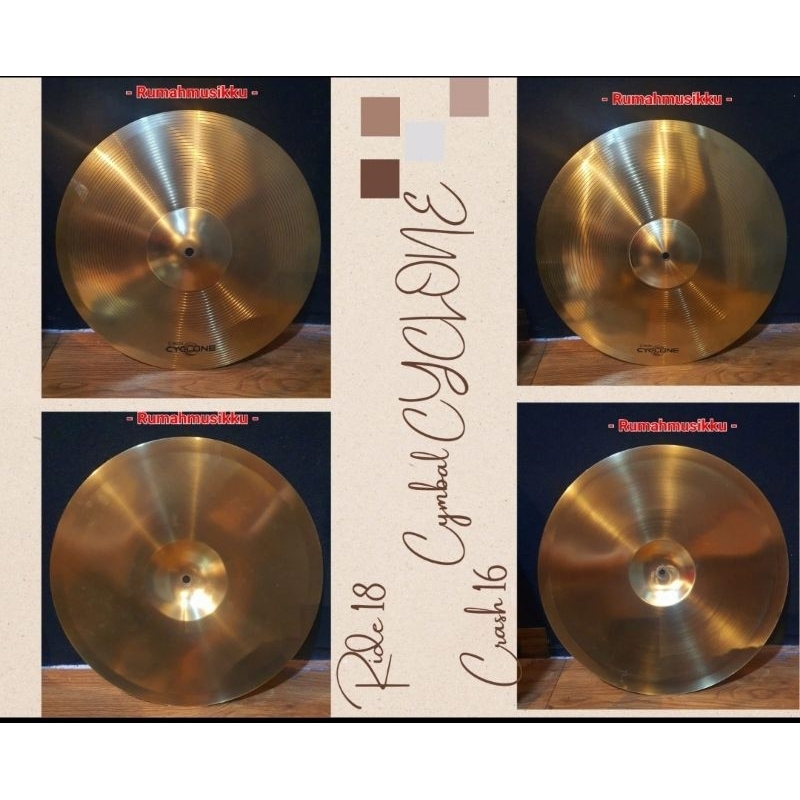 Jual Cymbal drum Crash 16 Cyclone | Shopee Indonesia