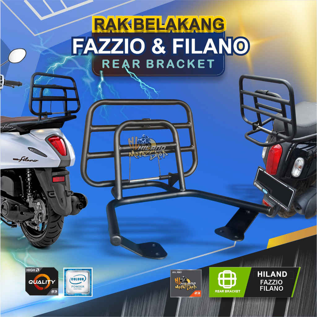 Jual Rak Belakang Back Rack Yamaha Fazzio Filano | Shopee Indonesia