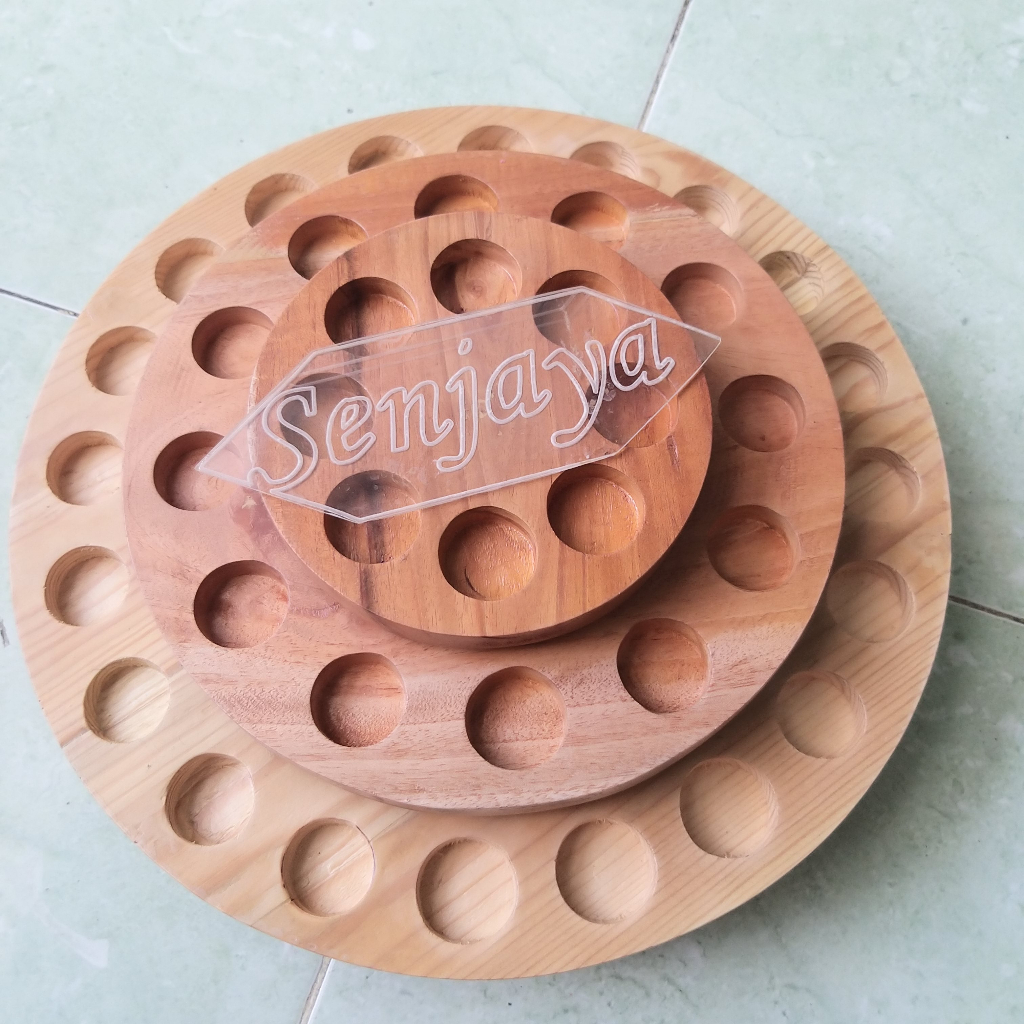 Jual Meja Display Putar Botol Parfum/ Kosmetik Rotating Table Spinner ...