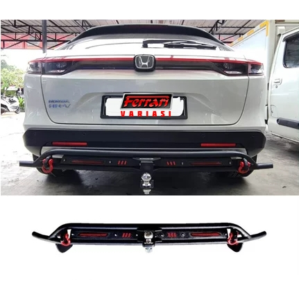 Jual Bumper belakang besi Armor mobil honda HRV 2022 FERRARI VARIASI ...
