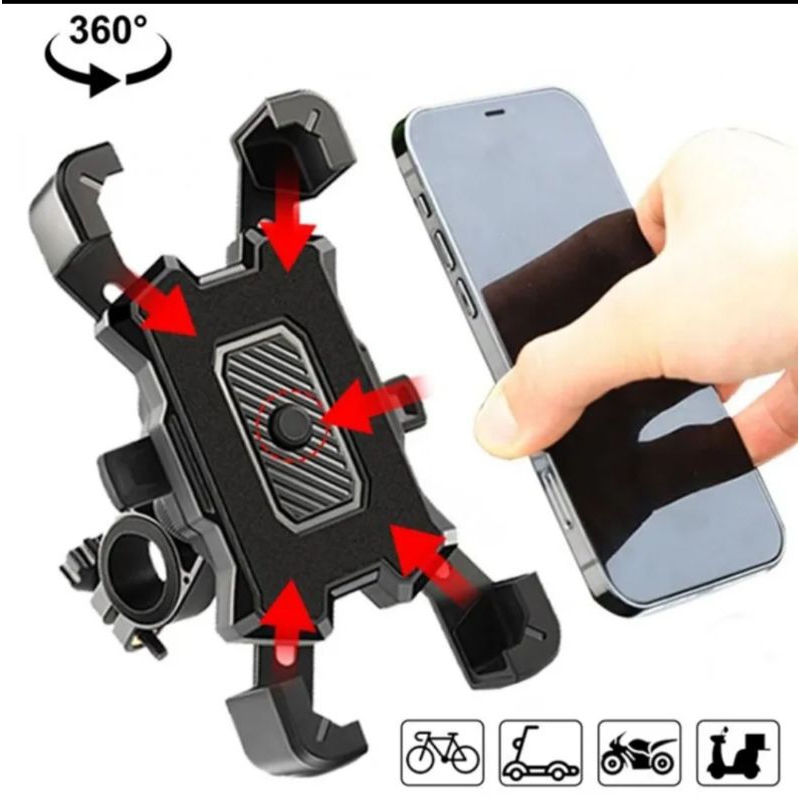 Jual Model Baru Holder X Handphone Gps Sepeda Dan Motor pasang Setang ...