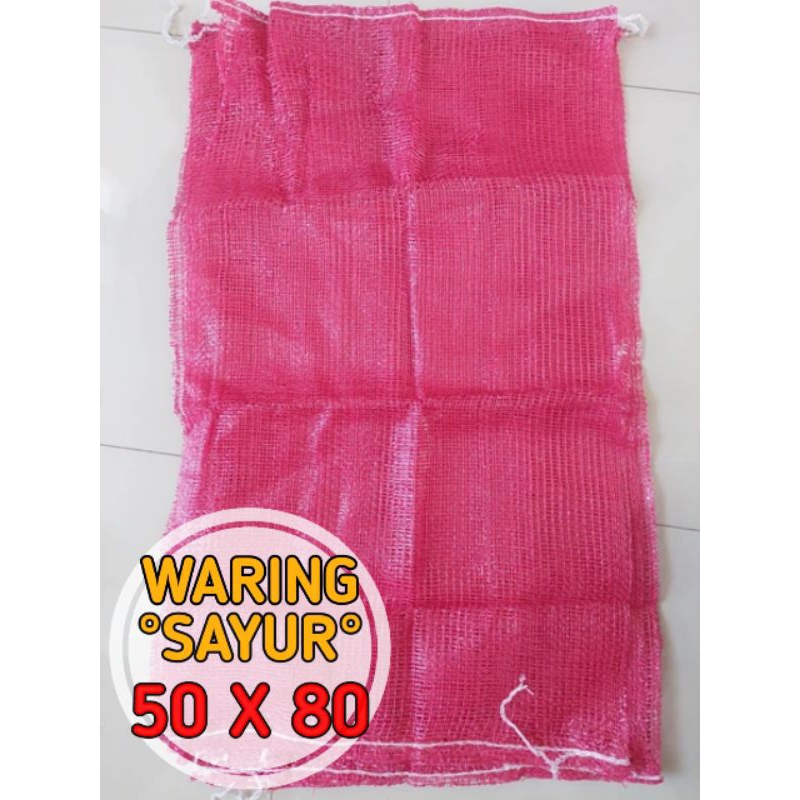 Jual Waring sayur 60 X 100 cm / Jaring sayur / jaring buah | Shopee ...