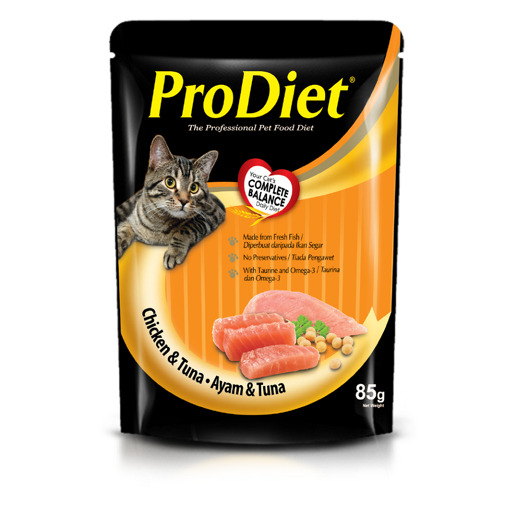 Jual ProDiet Makanan Kucing Basah Pouch 85g | Shopee Indonesia