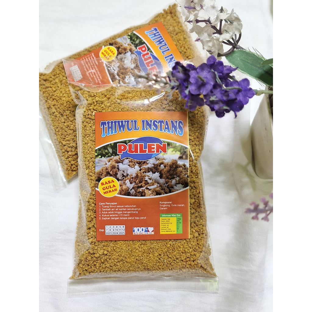 Jual Gatot Tiwul Gerit Jagung Rasa Manis Pandan Gula Merah Tawar 400g ...