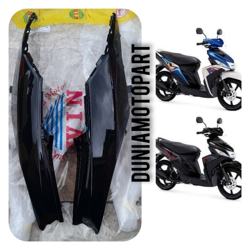 Jual Cover body samping set kanan kiri mio m3 mio z mio 125 2PH hitam ...