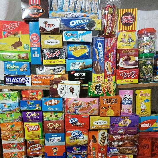 Jual aneka Snack box paket // No request // sesuai foto dalam variasi ...