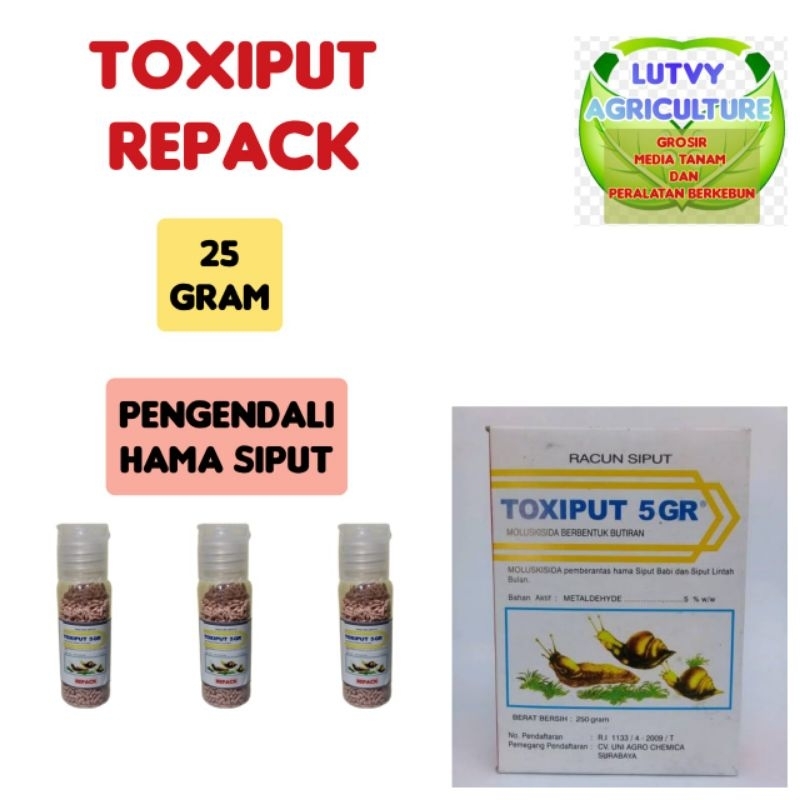 Jual Toxiput Repack 25 gram ( pembasmi hama siput ) | Shopee Indonesia