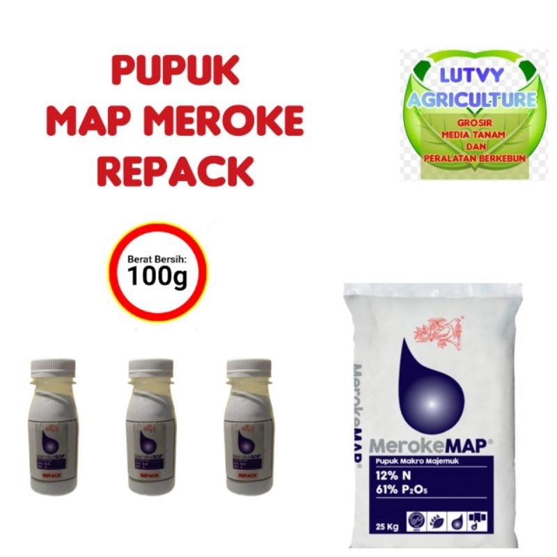 Jual Pupuk MAP Meroke Repack 100 gram | Shopee Indonesia