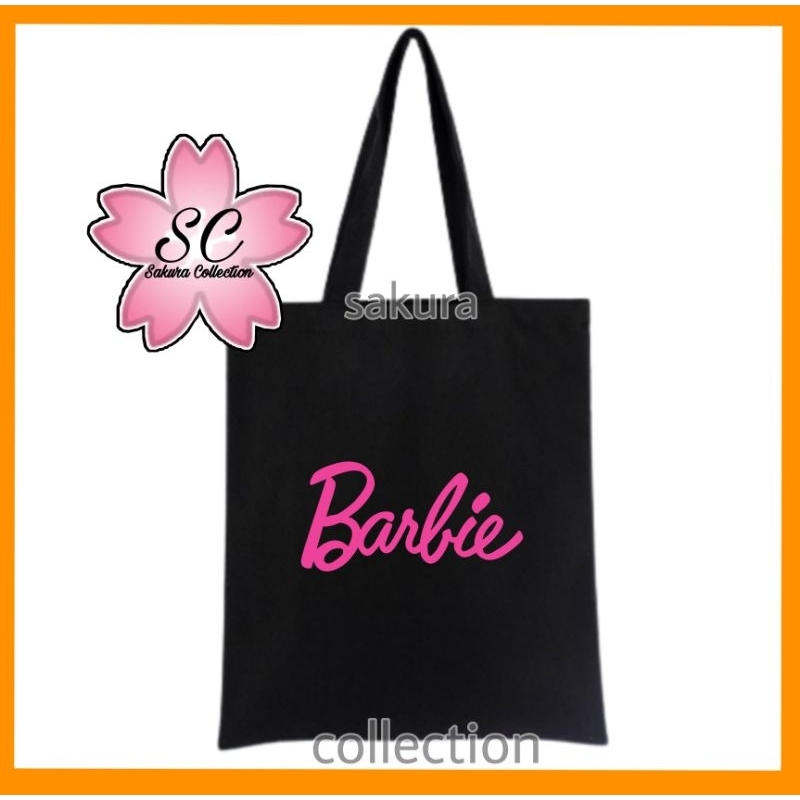 Jual Totebag tas BARBIE PINK CARTOON - TOTE BAG BARBIE DISNEY DISTRO ...