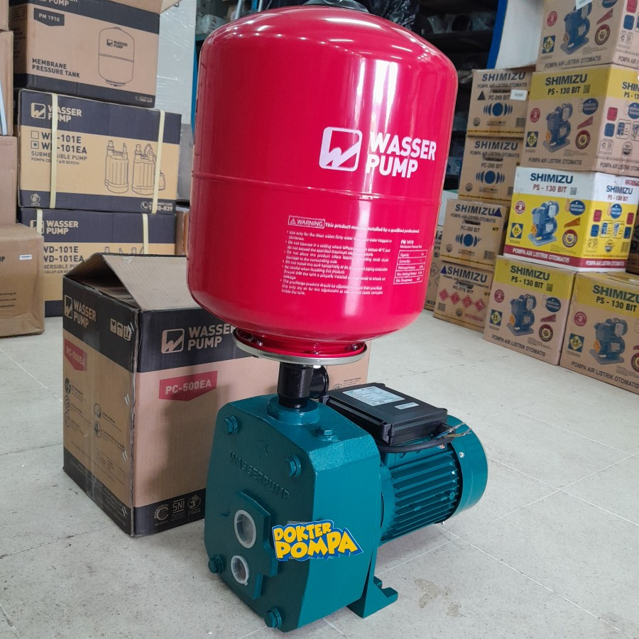 Jual POMPA AIR - JET PUMP SUMUR DALAM WASSER PC-500EA | Shopee Indonesia