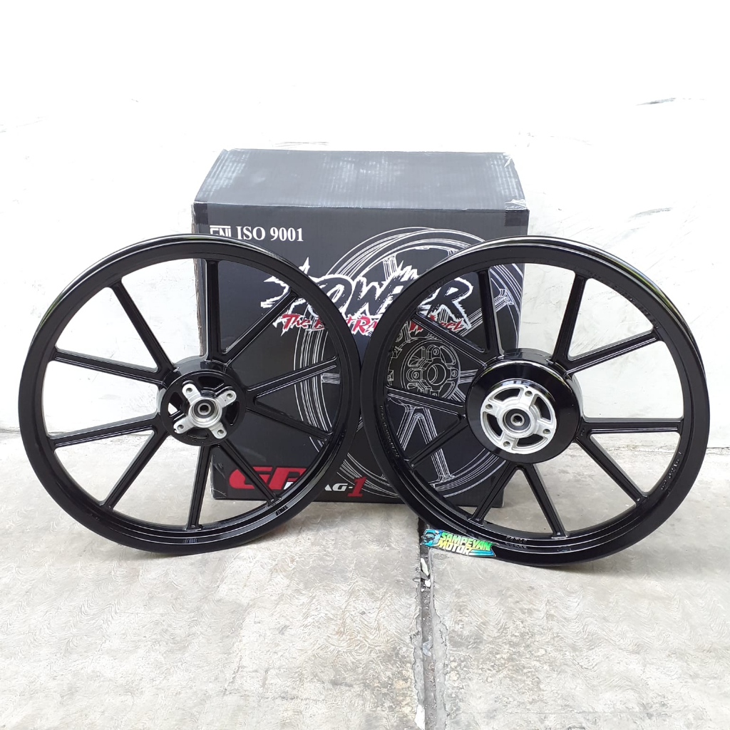 Jual Velg Racing Set GP Wheel Power Drag-1 Sonic 150R Supra GTR 150 ...