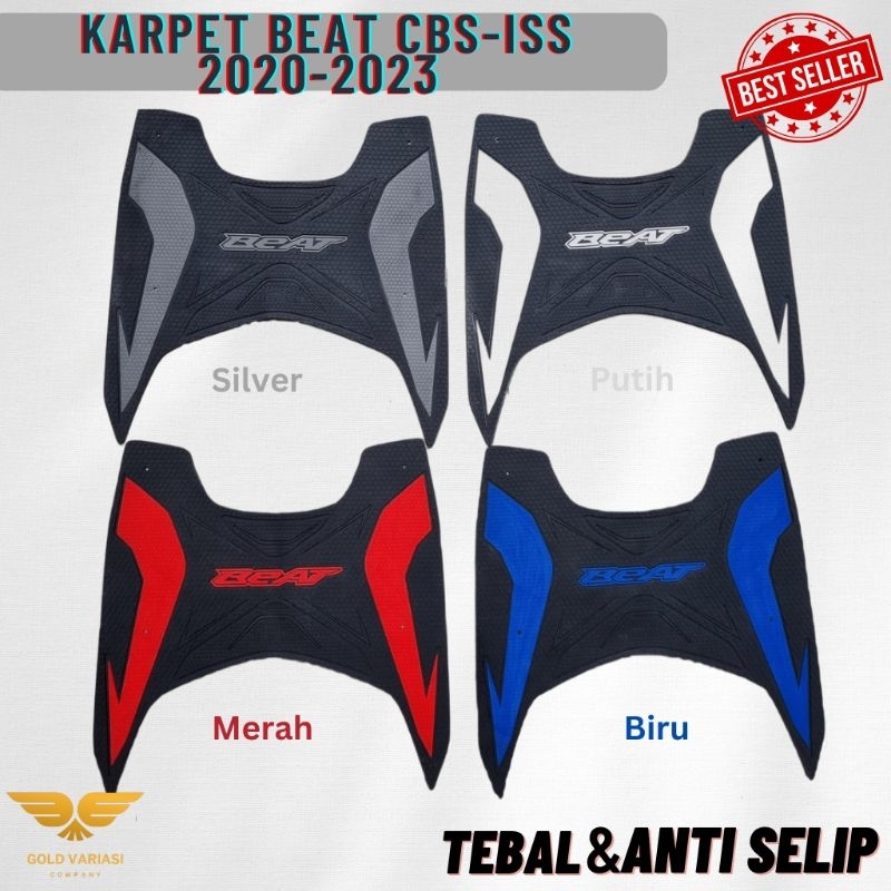Jual Karpet Beat NEW 2020-2023 CBS-ISS Deluxe Street Alas Pijakan Kaki Beat | Shopee Indonesia
