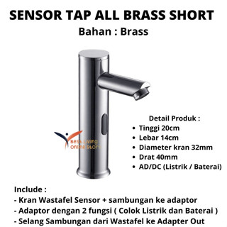 Jual Kran Sensor/Kran Wastafel Otomatis/Keran Air/Automatic Sensor ...