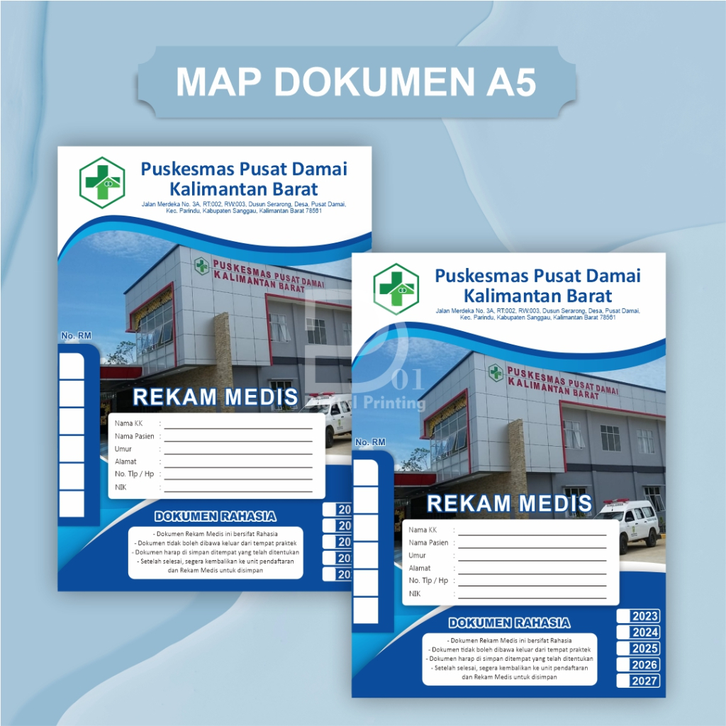 Jual Custom MAP Dokumen Rahasia, MAP Rekam Medis Pasien, MAP Proporsal ...