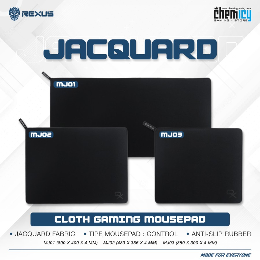 Jual Rexus Daxa Jacquard Series Deskmat Cloth Gaming Mousepad | Shopee ...