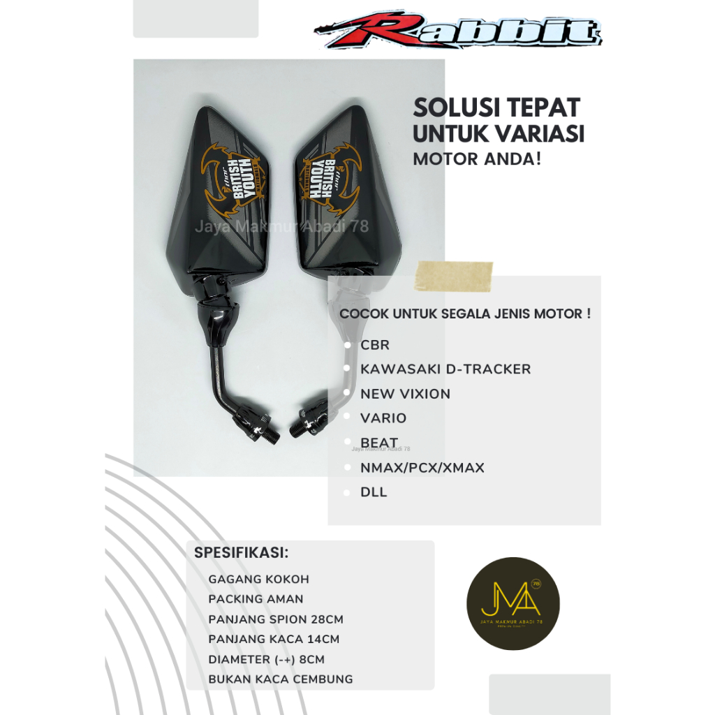 Jual SPION MOTOR VARIASI BISON (PNP) | Shopee Indonesia