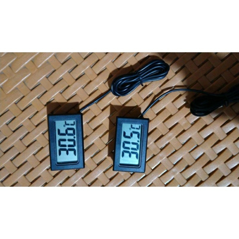 Jual Thermometer Termometer Ruangan Kayu Merk GEA / Termometer digital ...