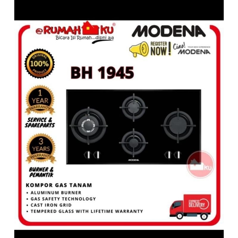 Jual KOMPOR GAS MODENA BH 1945 KOMPOR TANAM | Shopee Indonesia