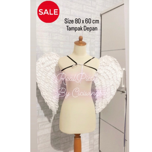 Jual SAYAP MALAIKAT BULU ASLI / ANGEL WINGS / SAYAP PERI COSPLAY ...