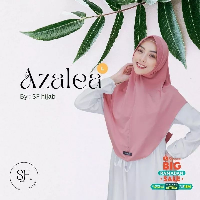 Jual Kualitas PREMIUM Bergo Azalea Size L ORIGINAL by SF Hijab | Shopee Indonesia
