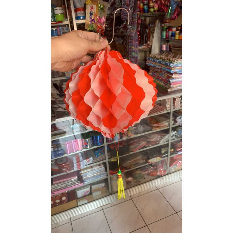 Jual Hiasan / Garland / Lampion Bulat Merah Putih RI | Shopee Indonesia