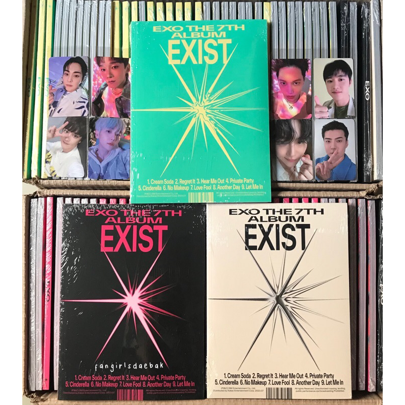 Jual EXO - The 7th Album [EXIST] (Photobook Ver.) with POSTER + OFFICAL SELFIE PHOTOCARD BENEFIT ...