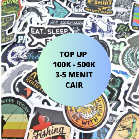 Jual sticker pancing (var 50k-350k) | Shopee Indonesia
