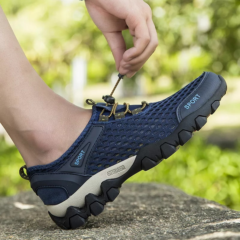 Jual Sepatu Olahraga Pria Outdoor Hiking Sepatu Gunung Cowok | Shopee Indonesia