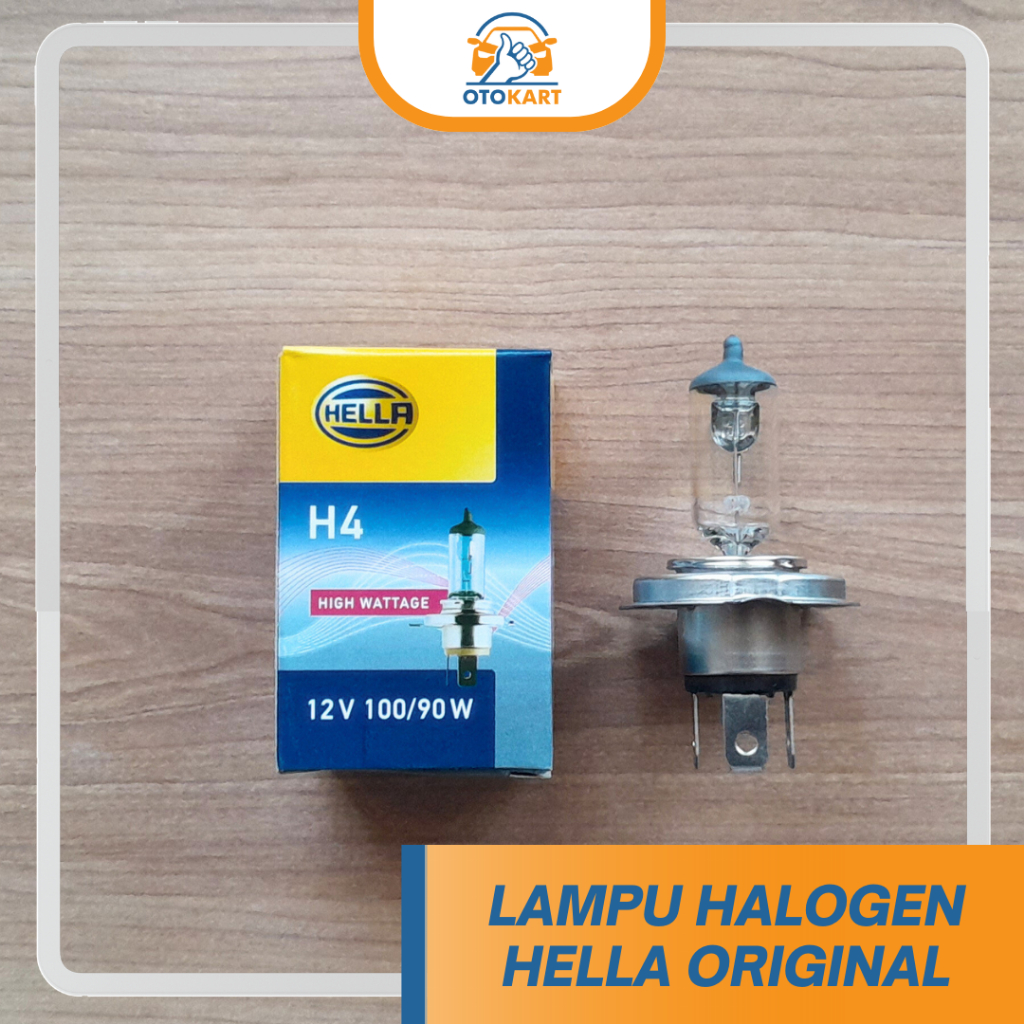 Jual BOHLAM LAMPU HALOGEN HELLA H4 12V / 24V 100% ORIGINAL / LAMPU ...
