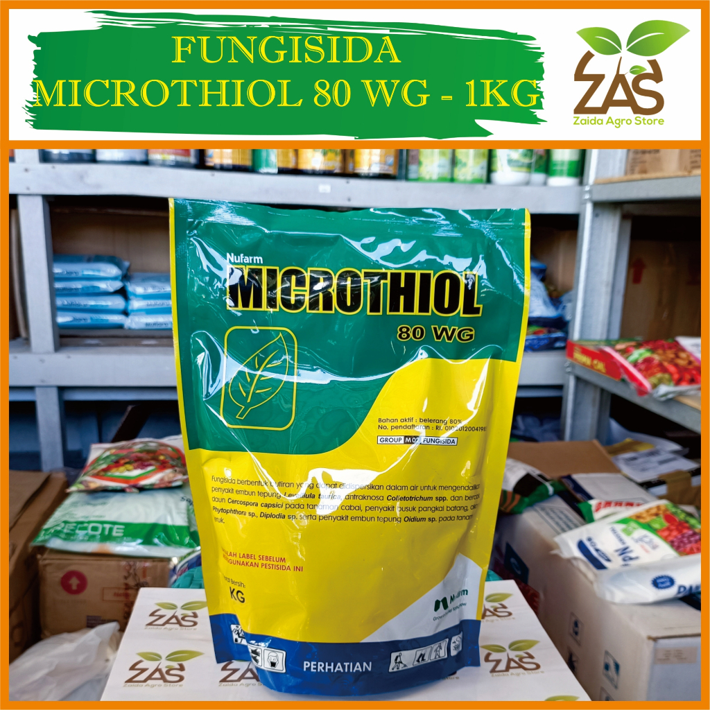 Jual MICROTHIOL 80 WG - 1 KG - FUNGISIDA | Shopee Indonesia