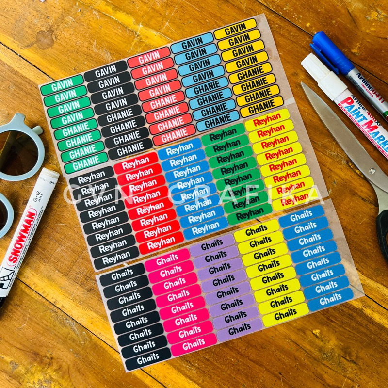 Jual STIKER KAIN CUSTOM - 1 PAK ISI 42PCS | Shopee Indonesia