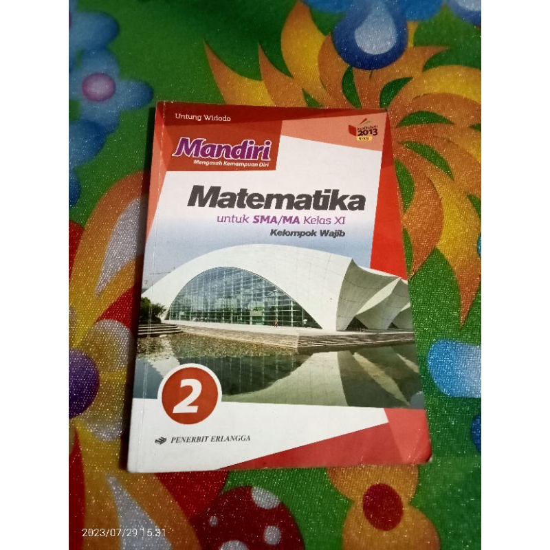 Jual BUKU ORI MANDIRI MATEMATIKA KELAS 2 SMA PENERBIT ERLANGGA EDISI REVISI | Shopee Indonesia