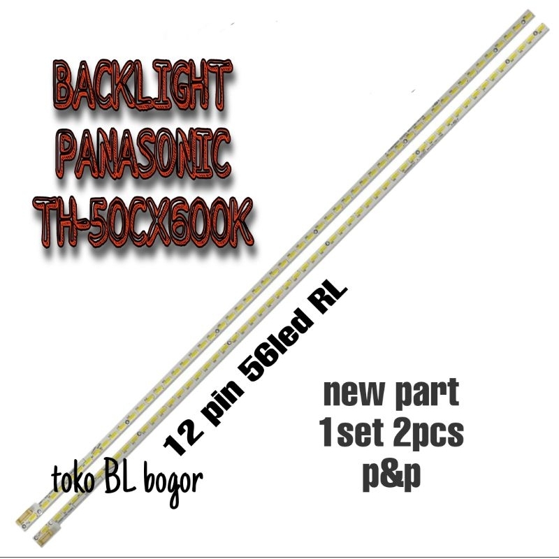 Jual Lampu led bl backlight panasonic TH-50CX600K 50cx600 | Shopee ...