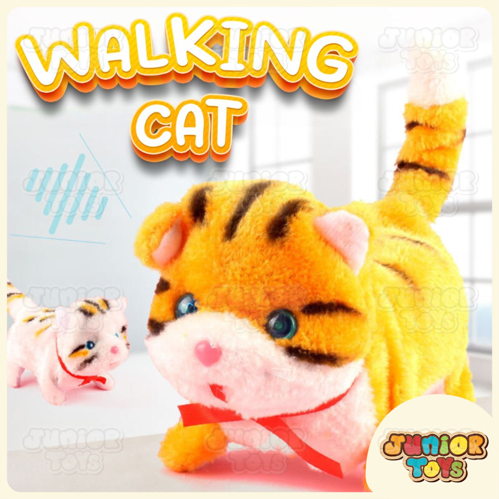 Jual Mainan Anak Kucing Kucingan Berjalan Maju Mundur Suara Boneka ...