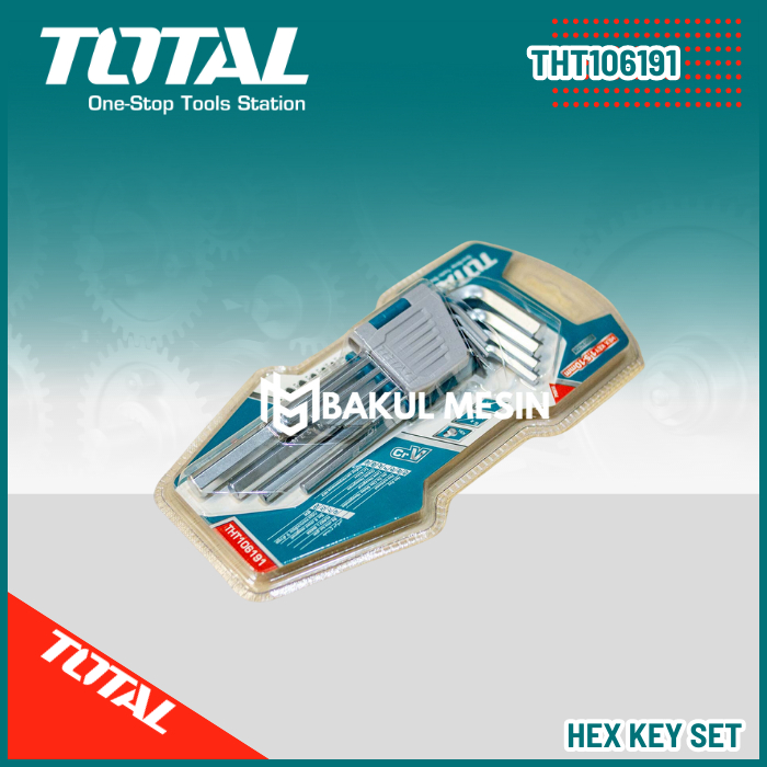 Jual Hex Key Set 9PCS Long Kunci L Panjang TOTAL THT106191 | Shopee ...