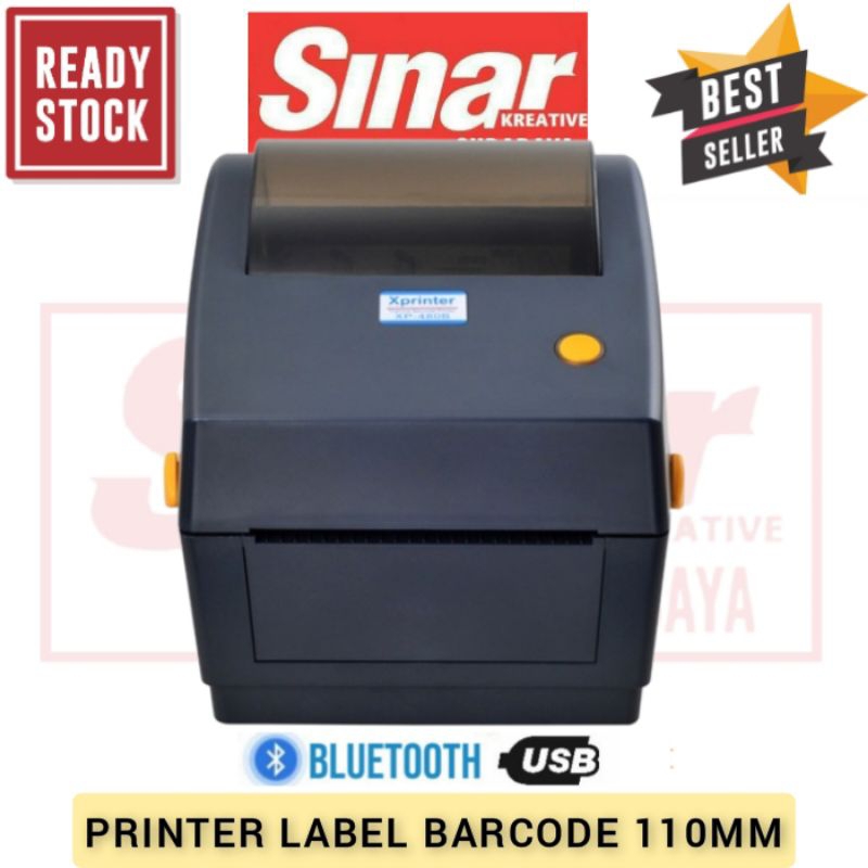 Jual PRINTER BLUETOOTH LABEL BARCODE 110MM XP-480B XPRINTER CETAK RESI THERMAL | Shopee Indonesia